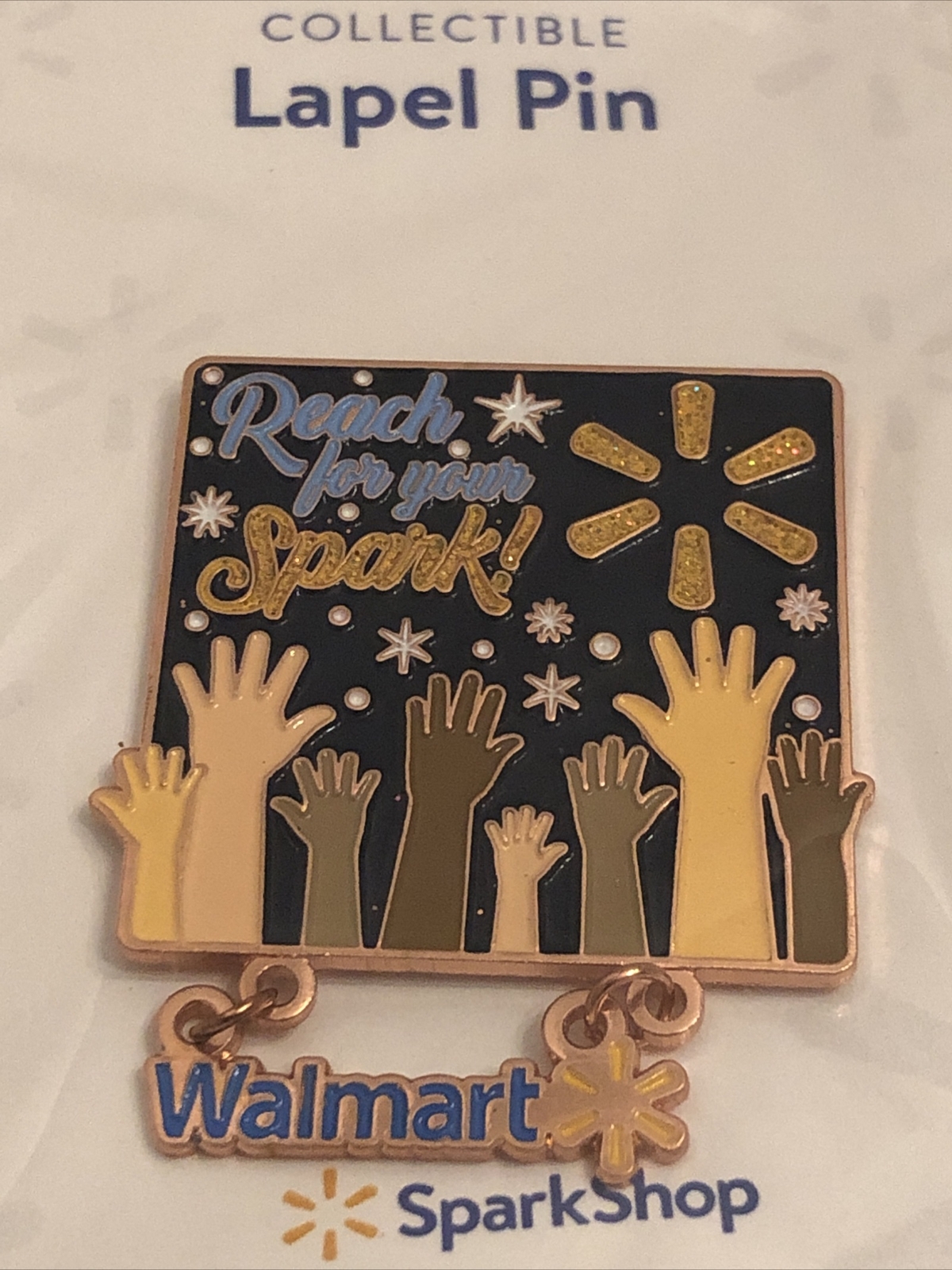 Walmart Collectible Associate Lapel Pin Large Reach For Your Spark Tc19 ...