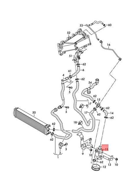 Original Zusatzwasserpumpe Kühlmittelpumpe Audi A4 A5 A6 A7 Q5 VW ...