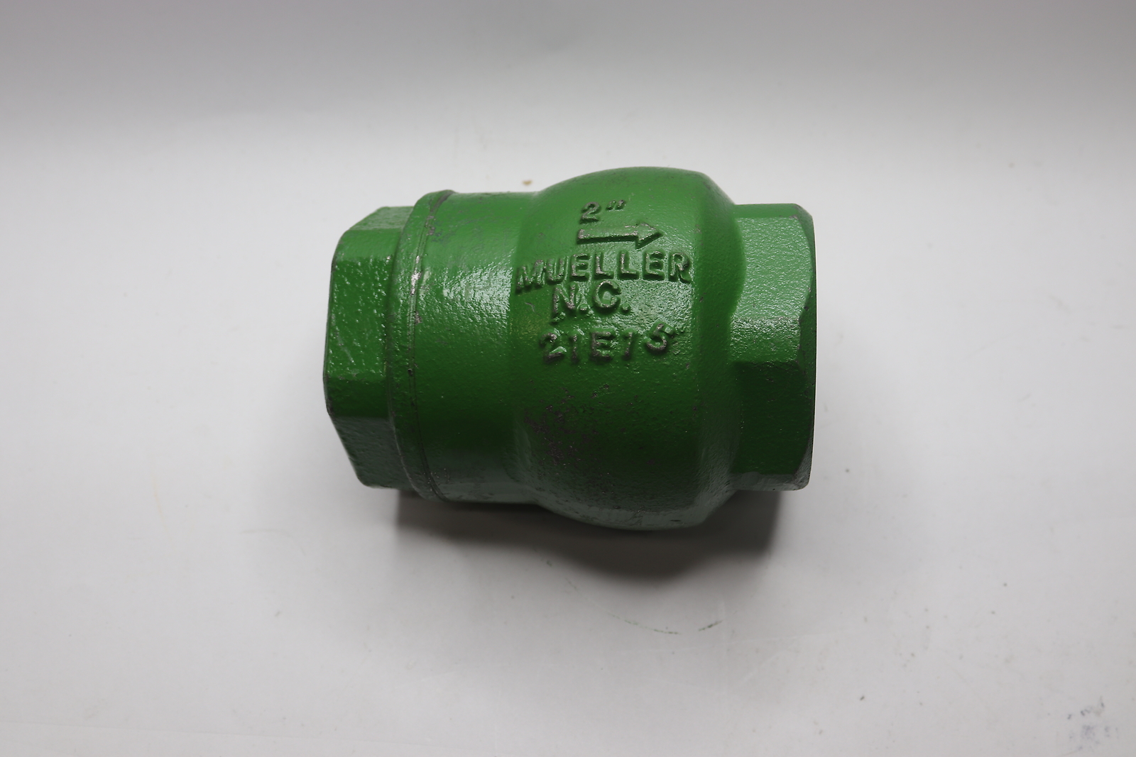Mueller 2" Double Disc Check Valve: Single Flow, Inline Wafer, Cast ...