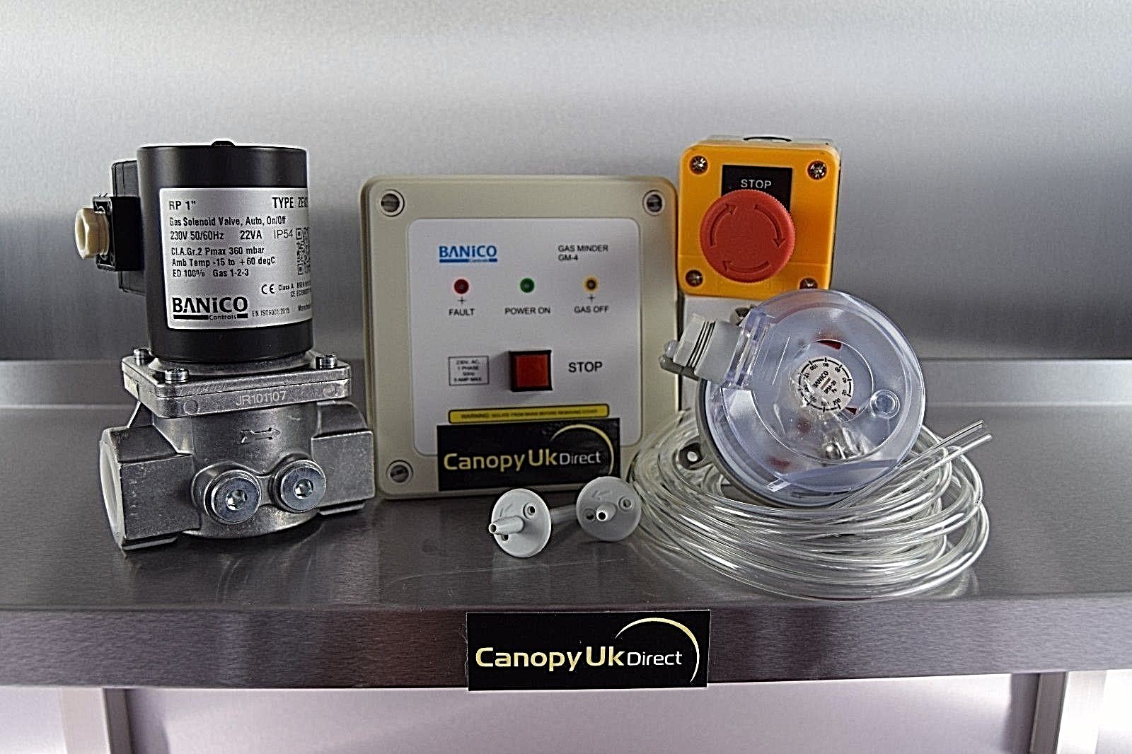 Gas Solenoid Valve with Copper Pipe & Banico | Grelly UK