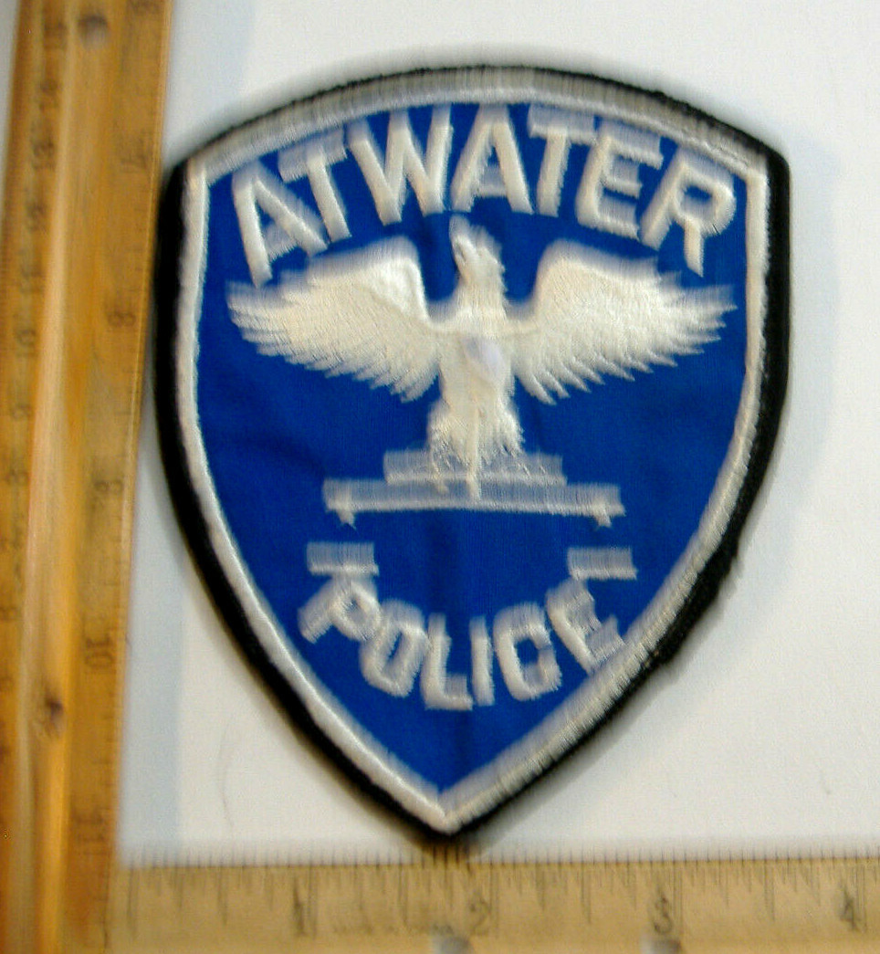 ATWATER CALIFORNIA POLICE FABRIC PATCH | eBay