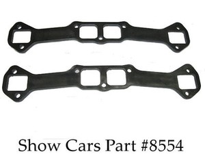 65 64 63 62 61 60 59 58 CHEVY IMPALA 348 409 EXHAUST 3/8 HEADER FLANGES ...