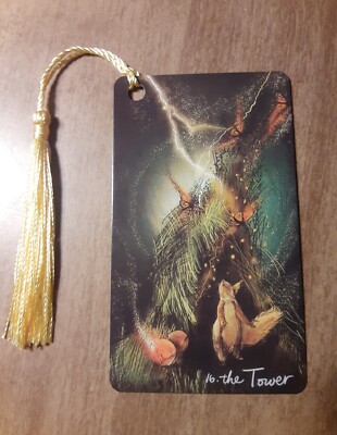 The Tower- Light Seer Tarot Bookmark Oracle Card Art Deck Gift ...