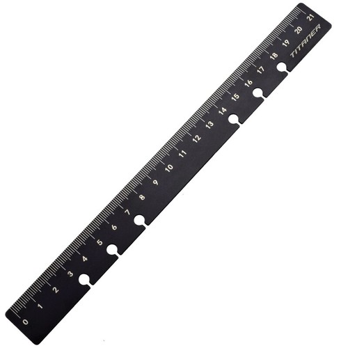 EDC Ruler Measurement Math Outdoor Titanium Alloy Pocket Multi ...