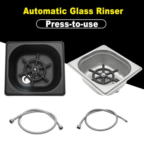 Bar Counter Automatic Glass Rinser High-Pressure Spray Cup Washer ...