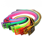 Adjustable Cut to Fit Rubber Plastic Jelly Silicone Casual Belt With ...