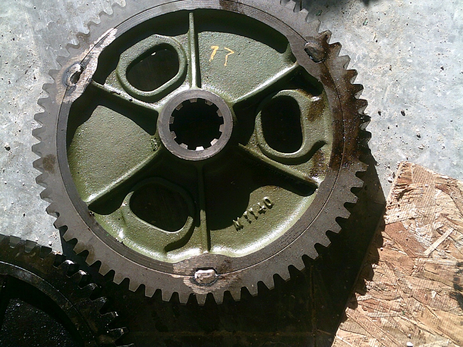 Oliver 77 Tractor rearend main bowl bull drive gear gears | eBay