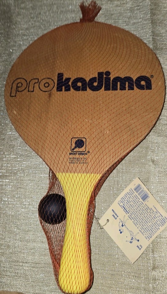 Pro Kadima Vintage Paddleball Beach Set 2 Paddles 1 Ball NEW | eBay