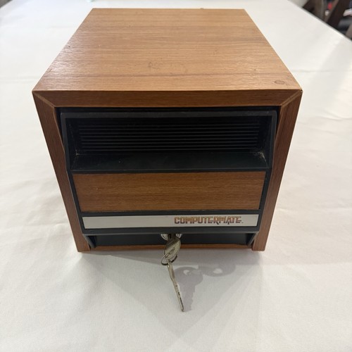 Computermate Wood-Gain Storage Container for Floppy Discs. 1980’s retro ...