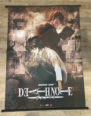 Shonen Jump Viz Media Death Note Anime Fabric Wall Scroll Poster 43.5 ...