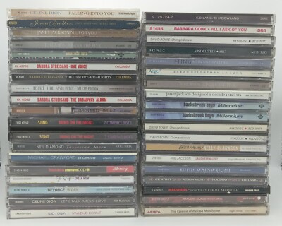 Large Lot Of 90s-00s Pop CDs (Qty: 38) Taylor Swift Beyonce Celine Dion ...