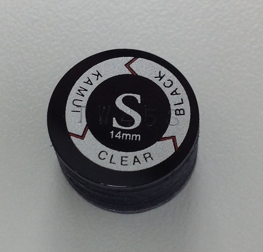 Kamui Clear - Black - Soft - Layered Pool Cue Stick Tip - Leather ...