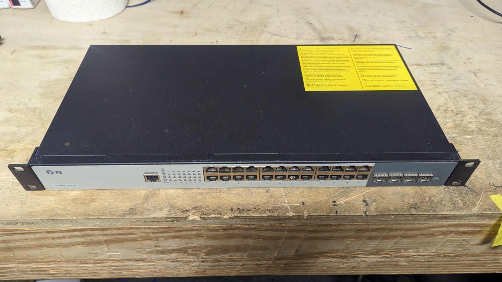 FS S3800-24T4S Layer 2+ Ethernet Switch | eBay