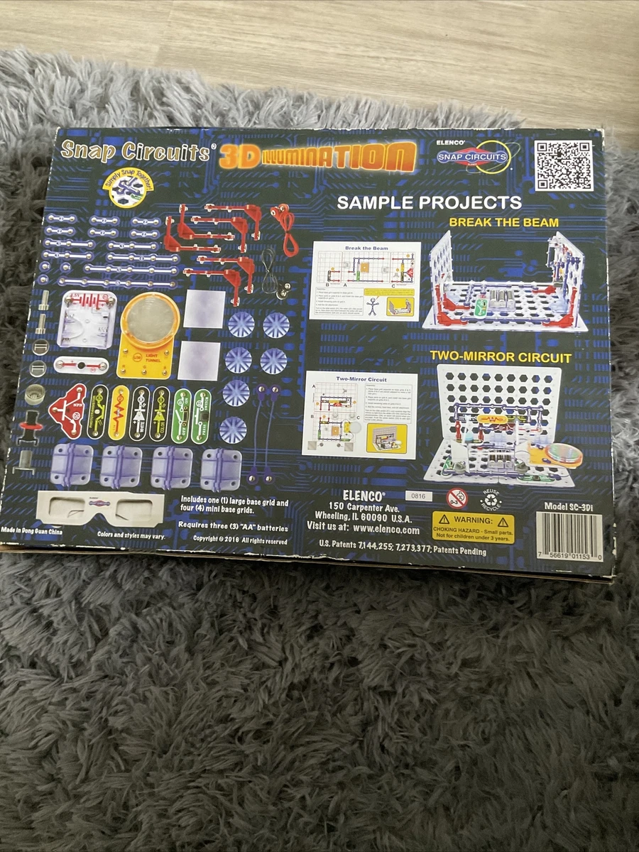 Snap Circuits 3D Illumination Electronics Exploration Kit, 40% OFF Snap Circuits 3D Illumination Electronics Exploration Kit, 40% OFF