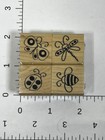 Bumblebee Butterfly Dragonfly Ladybug Recollections Four 1”x 1” Runner ...
