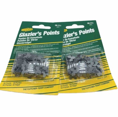 100 Fletcher PUSH POINTS Tabs for Picture Frame Framing / Window ...