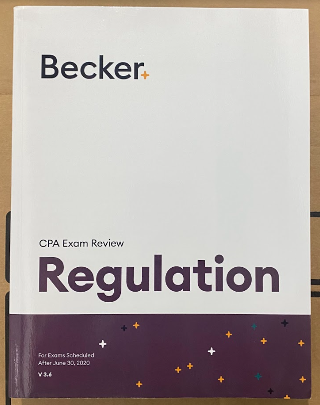 Becker Professional Education CPA Exam Review - V 3. 6 Regulation ...