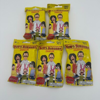 🍔BOBS BURGERS DANGLERS SEASON 6 LOT OF 5 BLIND BAGS🍔 | eBay