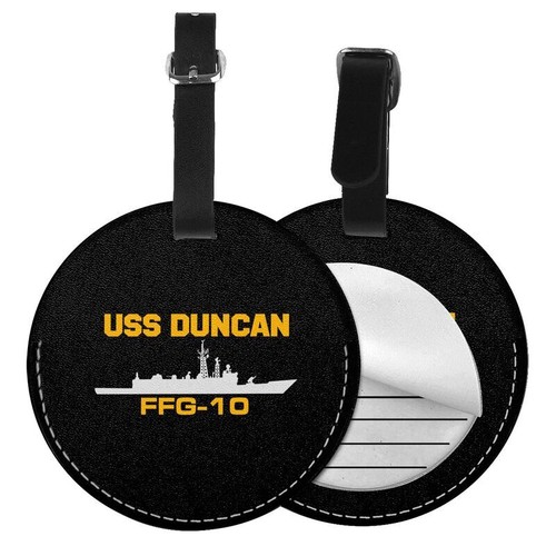 Veterans USS DUNCAN FFG-10 Travel Luggage Tags PU Luggage Tag-2Pcs | eBay