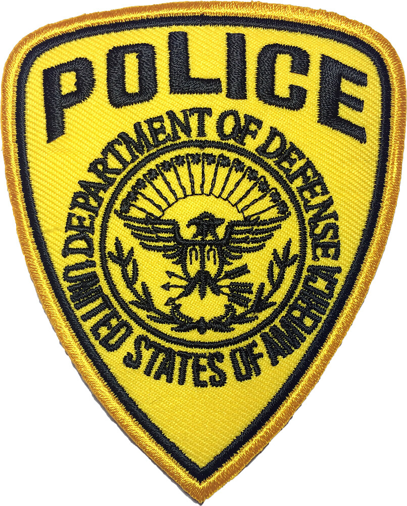 POLICE Department of Defense United States of America Badge Sew Iron on ...