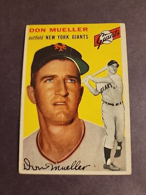 DON MUELLER 1954 TOPPS #42 GIANTS VG Light Crease | eBay