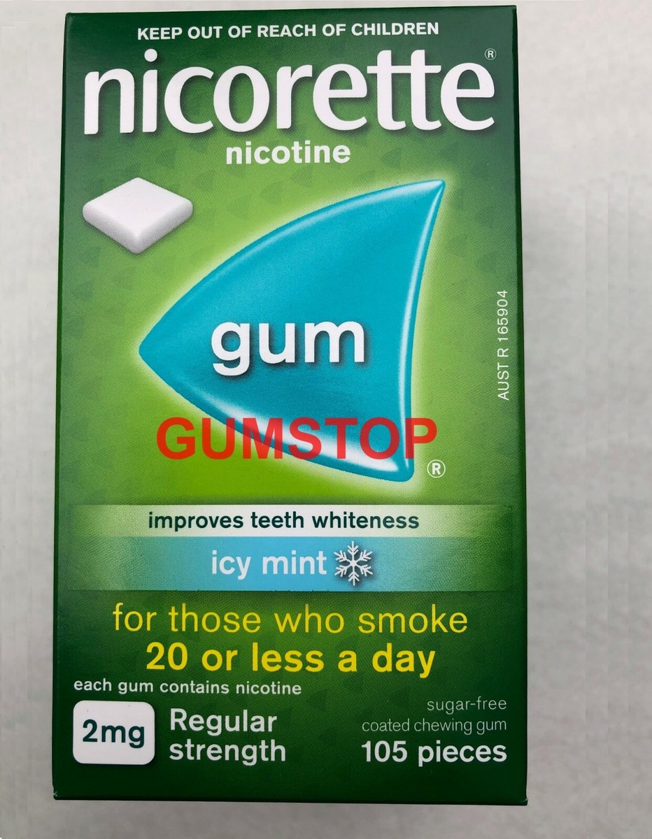 Nicotine Gum Nicotrol Nicotine Gum 4mg Classic Flavor Uncoated, 105