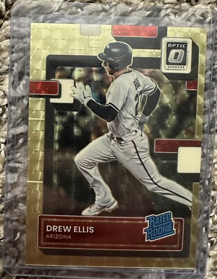 2022 Donruss Optic Baseball Drew Ellis Rookie Gold Vinyl #1/1 DBacks | eBay
