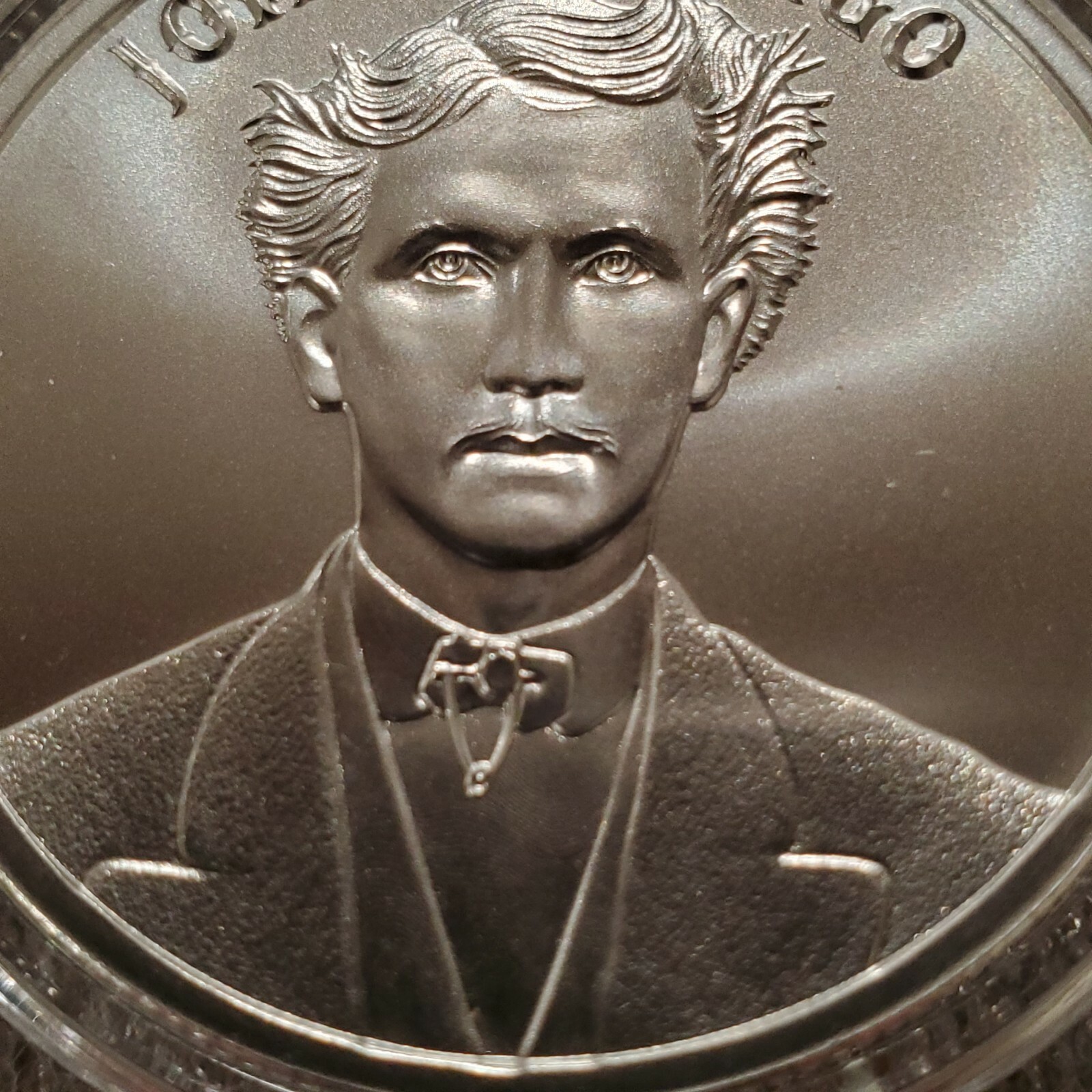 Johnny Ringo 1 oz .999 silver Wild West Legends Gun slinger colt 45 ...