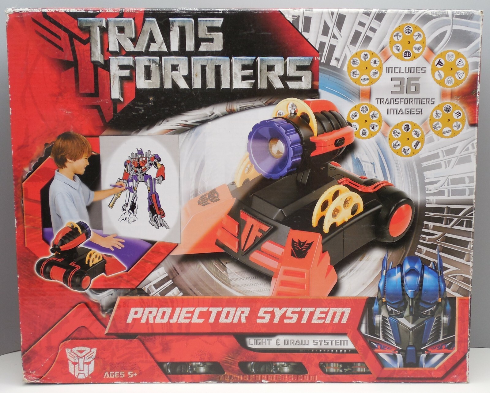 Hasbro Transformers Projector System Light & Draw System NEW in Open ...