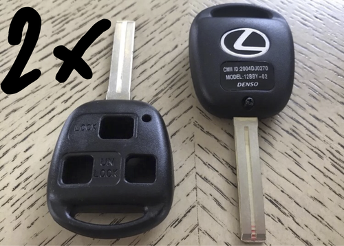 ⭐2x NEW Lexus Remote Shell Keyless Entry Short Key Fob Replacement w ...