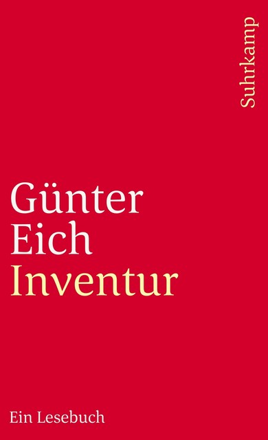 Inventur von Günter Eich (1981, Taschenbuch) online kaufen | eBay.de