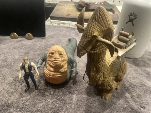 Star Wars Power of the Force 1997 Jabba the Hutt, Ronto, Han Solo ...