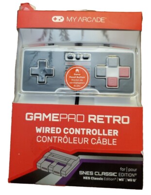 My Arcade Game Pad Retro Wired Controller for NES and SNES Classic | eBay