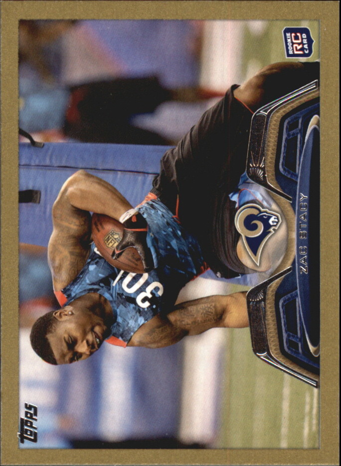 2013 Topps Mini Gold St. Louis Rams Football Card #434 Zac Stacy /58 | eBay