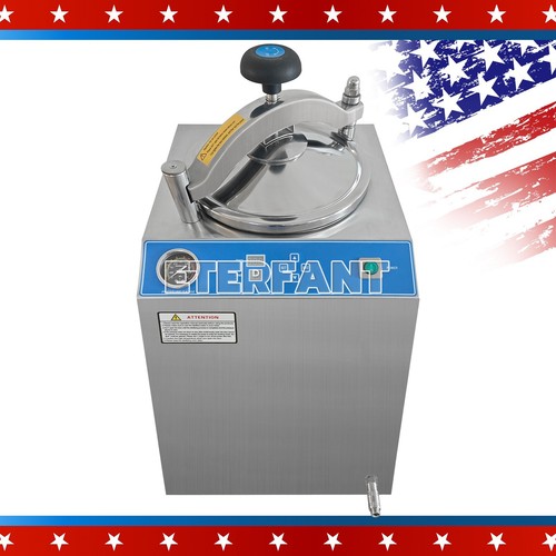 28L Vertical Pressure Steam Autoclave Sterilizer Automation 105℃-134 ...