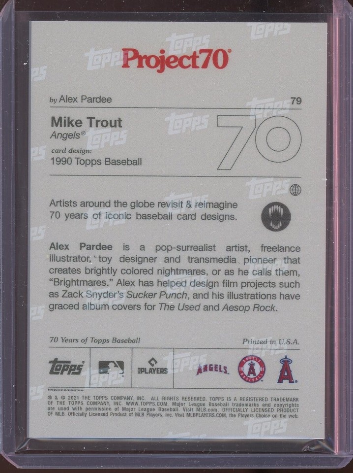 2021 Topps Project 70 Mike Trout #79 | eBay