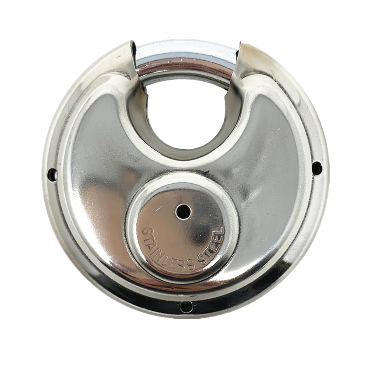 1/2/4/9/12 Pcs 70mm Stainless Steel Armor, Round Padlock with Shielded ...