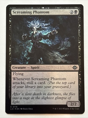 MTG The Lost Caverns of Ixalan Screaming Phantom Foil 0118 NM | eBay