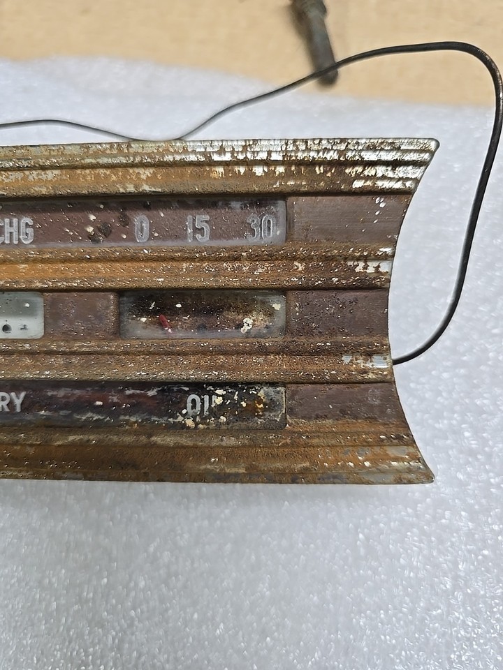 GM 1941 Chevrolet Car Dash Gauge Assembly Original 47 48 Chevy OIL TEMP ...