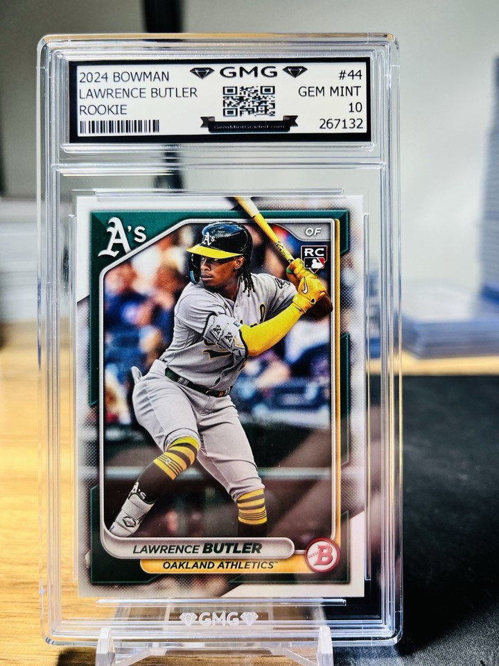 2024 Bowman Lawrence Butler Rookie #44 GMG Graded 10 Gem Mint 💎 RC A’s ...