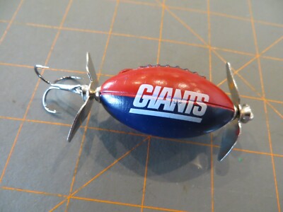 Custom NFL Football New York Giants Dual Prop Fishing Lure - 2 inch | eBay