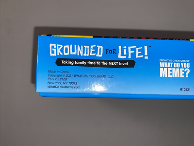 Life Level Memes Grounded For Life The Ultimate Family Game Lby What