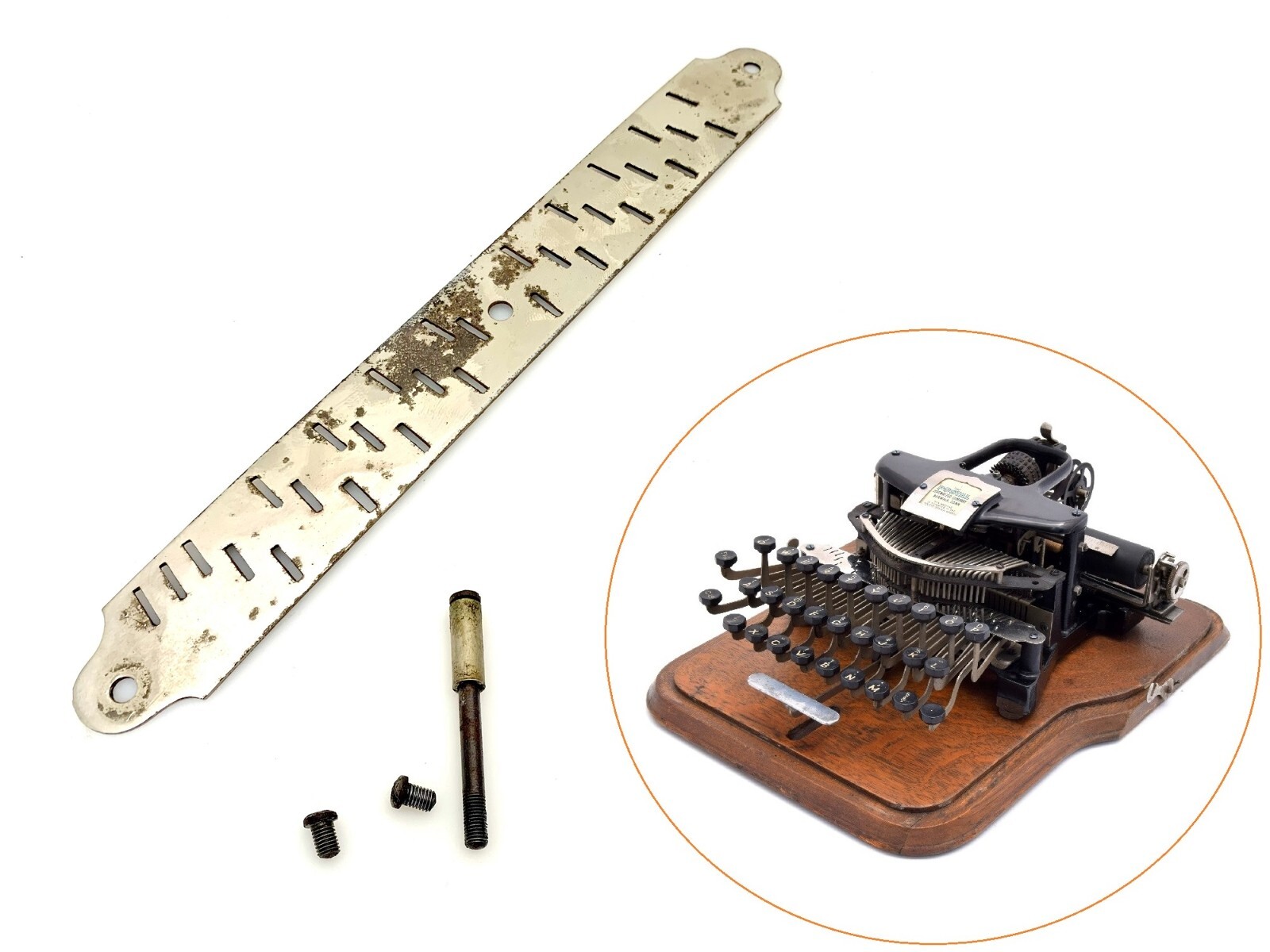 Type Lever Guide for Postal Typewriter Antique Vtg Part No.1 2 3 4 5 | eBay