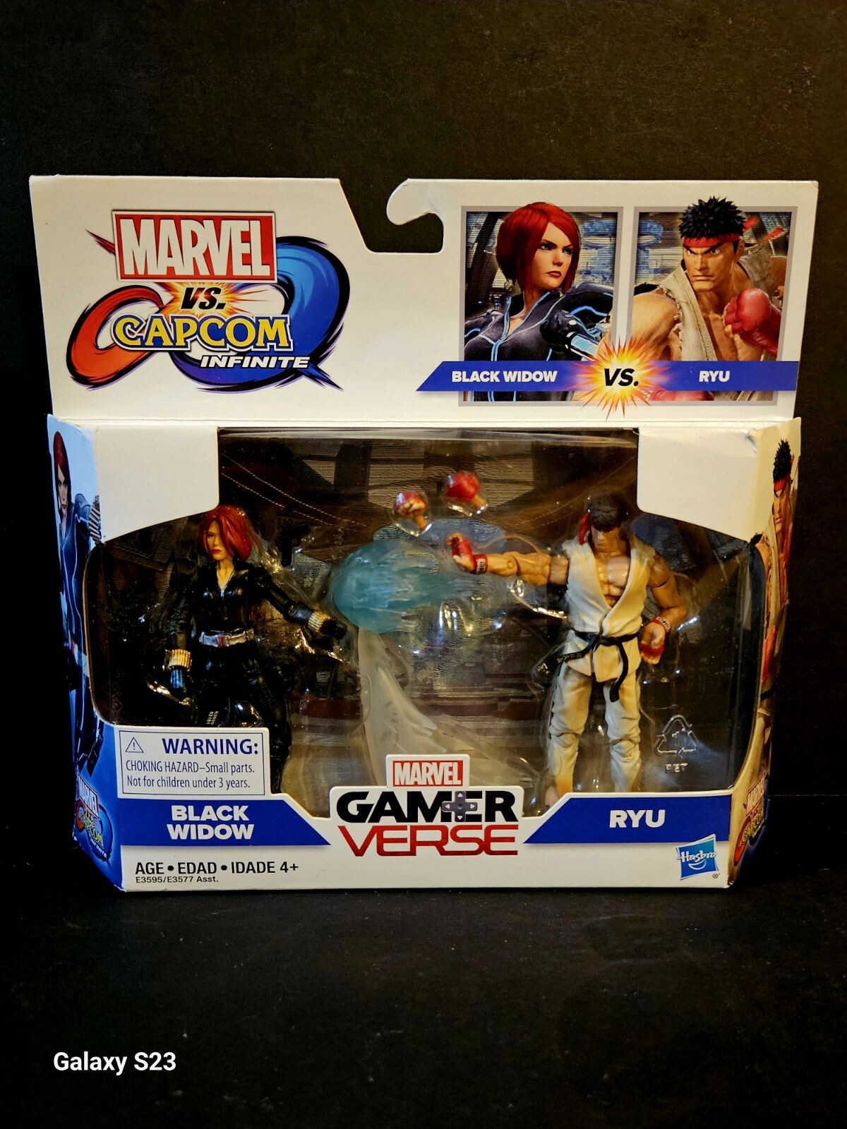Hasbro GamerVerse Marvel vs Capcom Infinite BLACK WIDOW VS. RYU Action ...