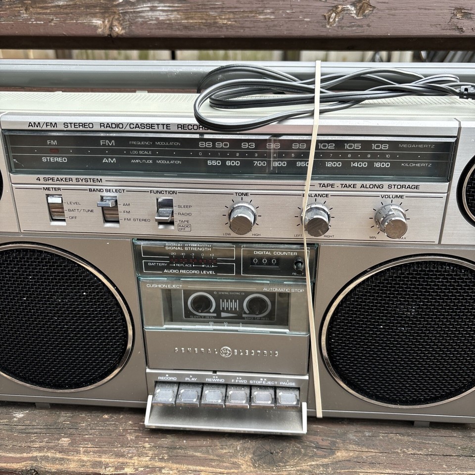 General Electric Boom Box | eBay