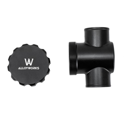 Billet Radiator Filter/Filler - Anodised Black Finish . | eBay