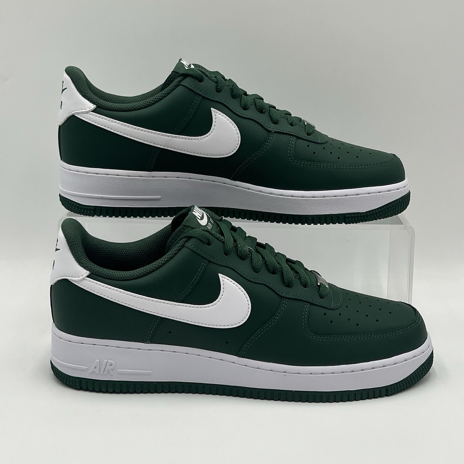 Mens Size 9 Nike Air Force 1 07 AF1 Gorge Green Casual Sneakers FJ4146 ...