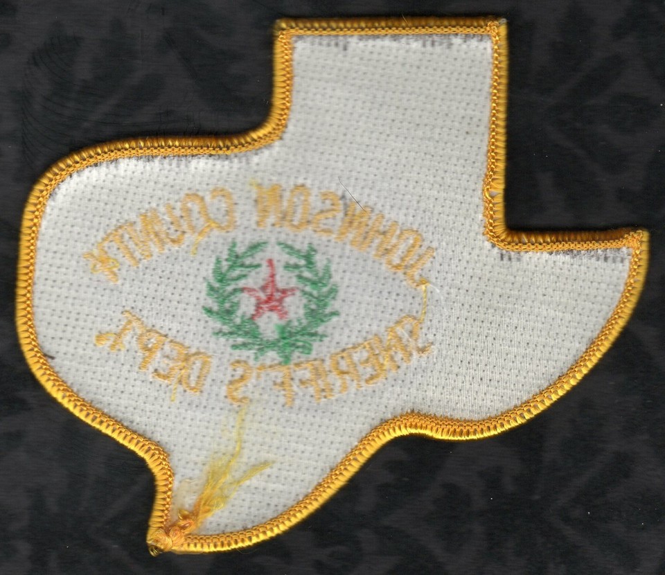 👀😍😜👌 Johnson County Texas Sheriff Shoulder Patch | eBay