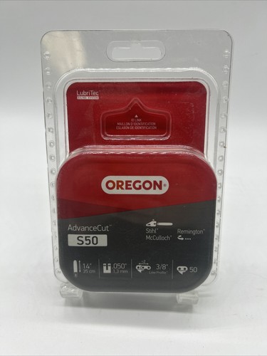 Oregon AdvanceCut S50 Chainsaw Chain for 14 Inch Bars (91PX050 ...
