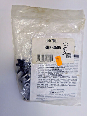 Little Giant 555702 HRK-360S Pony Pump Impeller Repair Kit | eBay